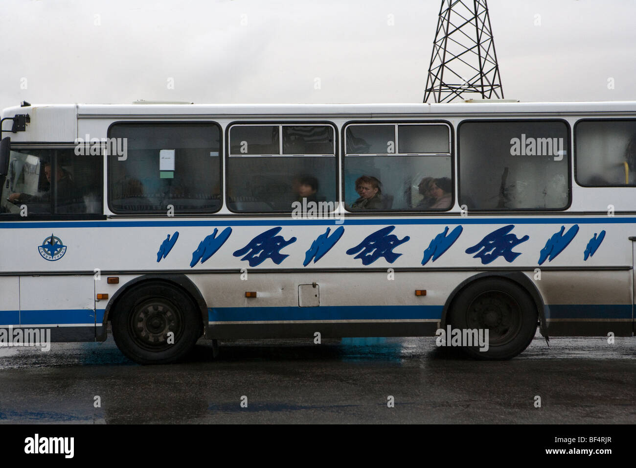 Russian bus hi-res stock photography and images - Alamy