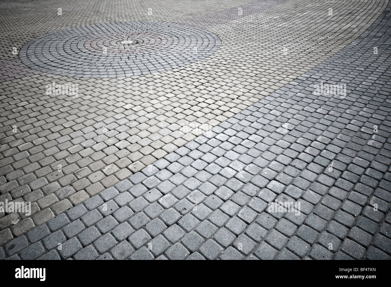 European pavement with cobblestones for background Stock Photo - Alamy