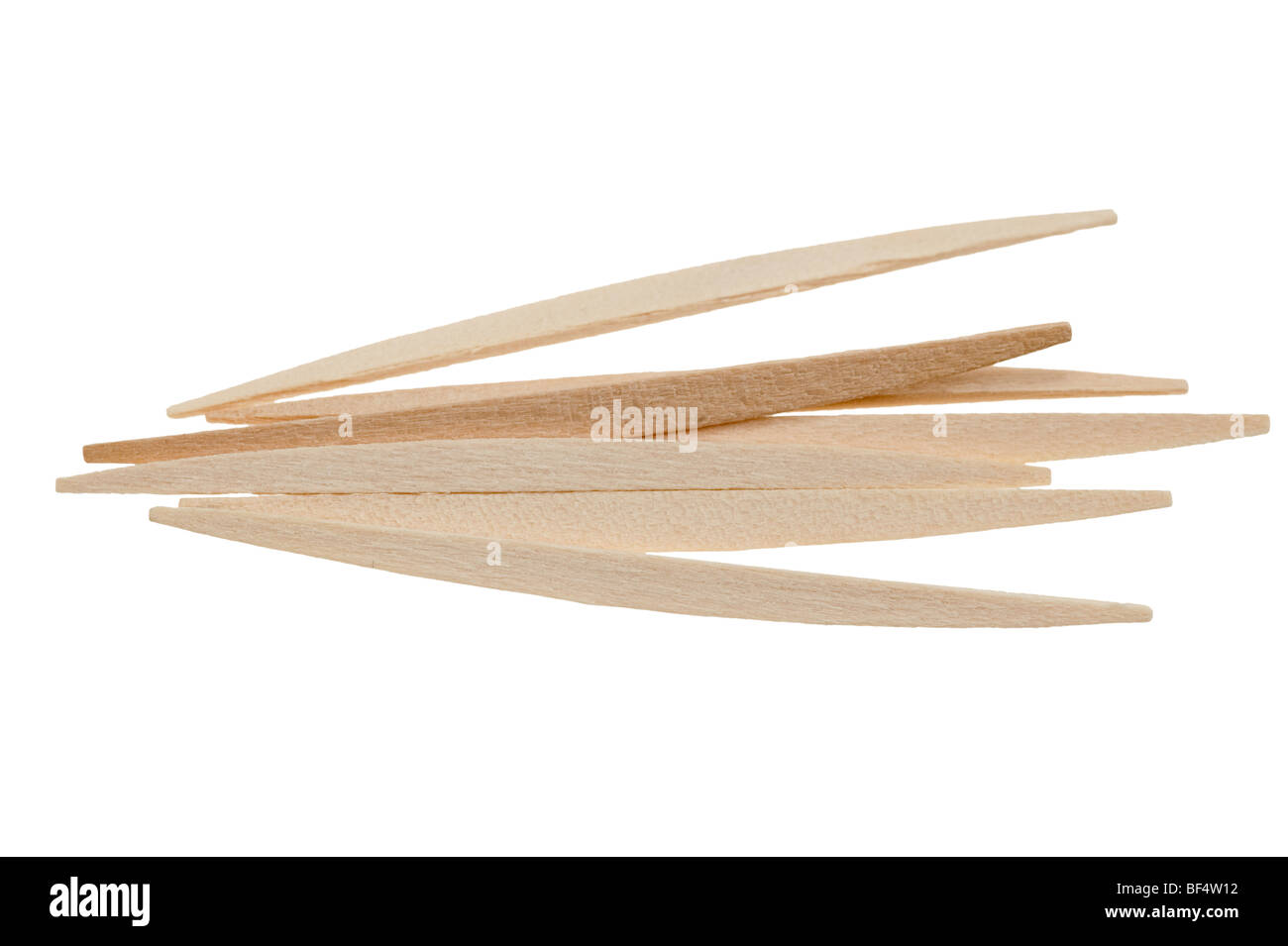 toothpicks isolated on a white background Stock Photo - Alamy