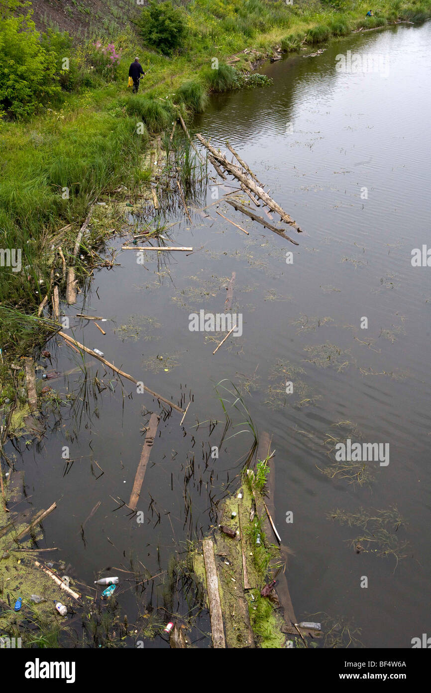 a polluted river in the urals Stock Photo - Alamy