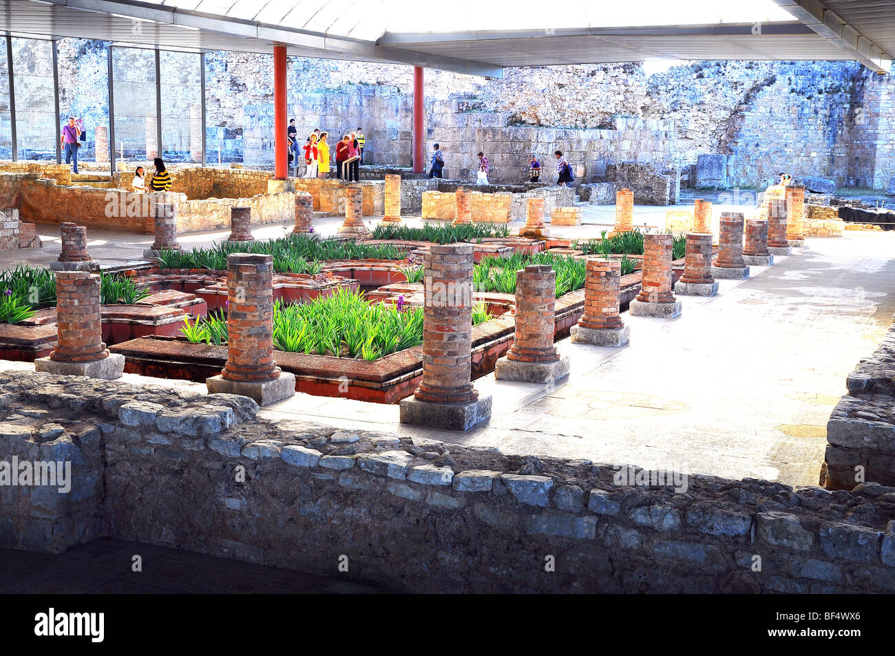 General view of the antique roman jet of water House Location ...