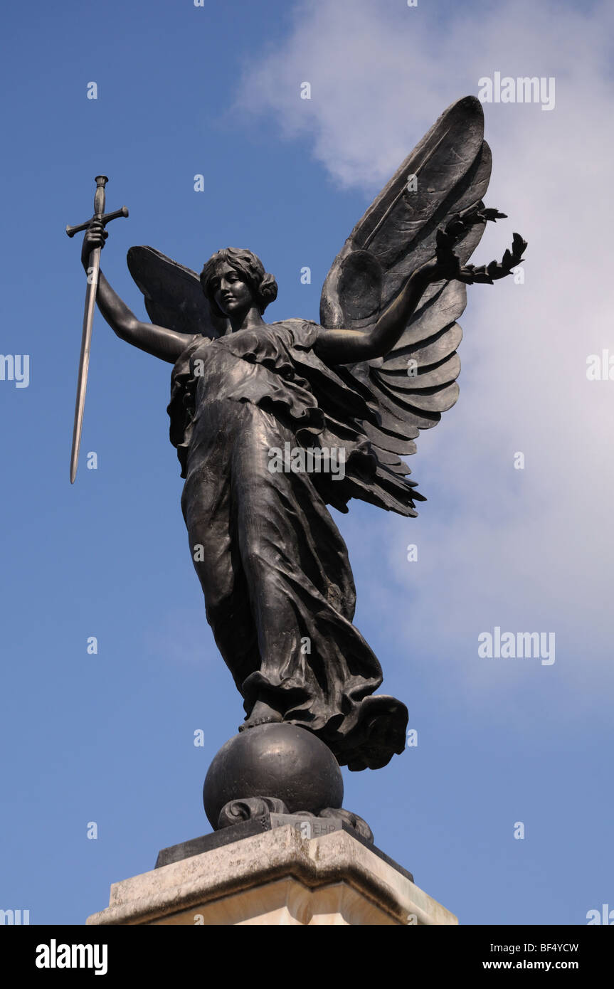 Angel Statue Colchester Castle Essex Stock Photo - Alamy
