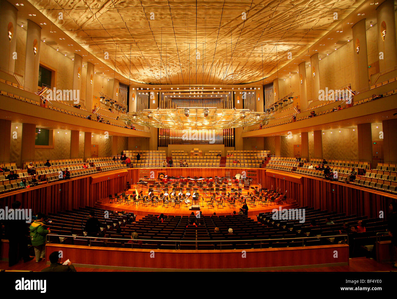 Music Hall of National Centre For The Performing Arts, Beijing, China ...