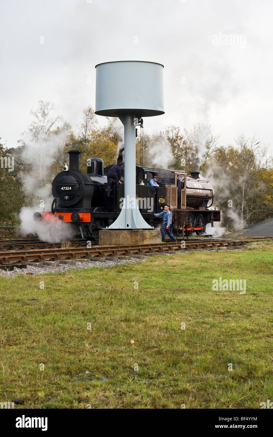 Steam locomotive water tower hi-res stock photography and images - Alamy