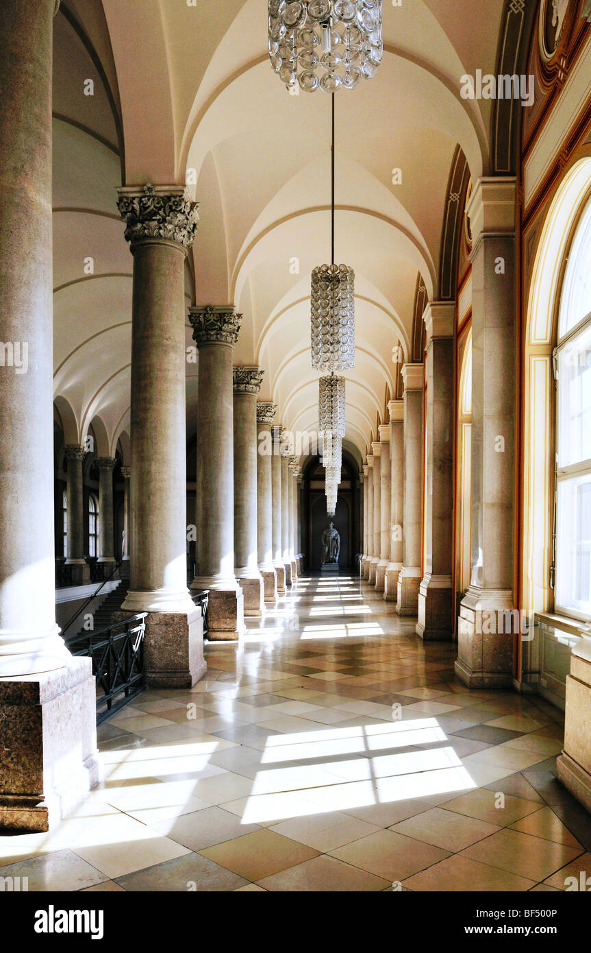 Bavarian State Library, first floor, ceiling vault with Corinthian ...