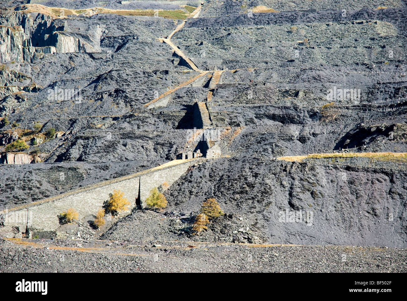 Dinorwic Slate quarries Llanberis Stock Photo - Alamy