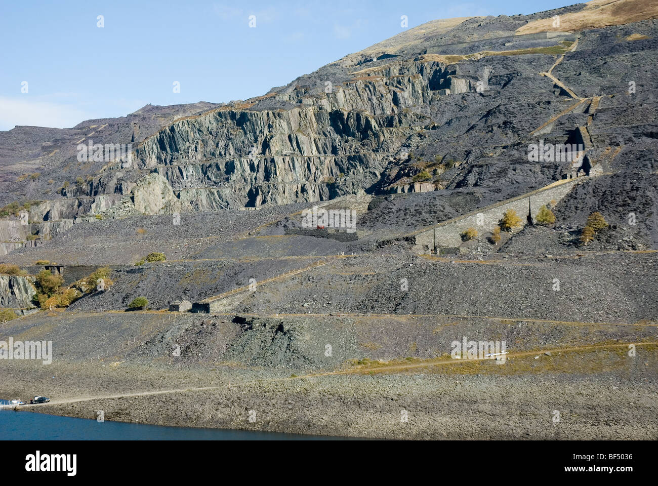 Dinorwic Slate quarries Llanberis Stock Photo - Alamy