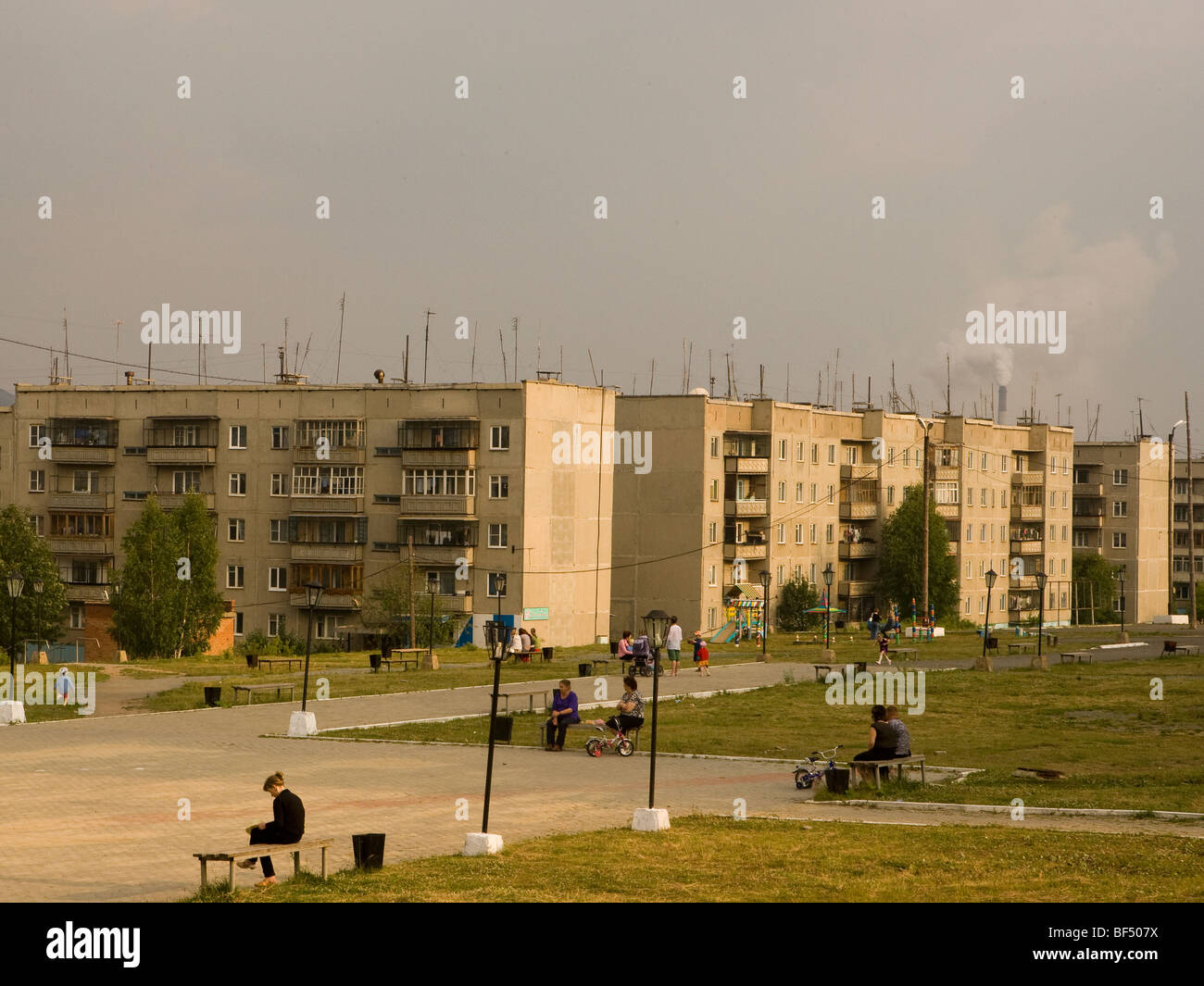 Karabash the dirtiest town in the Urals Russia Stock Photo - Alamy