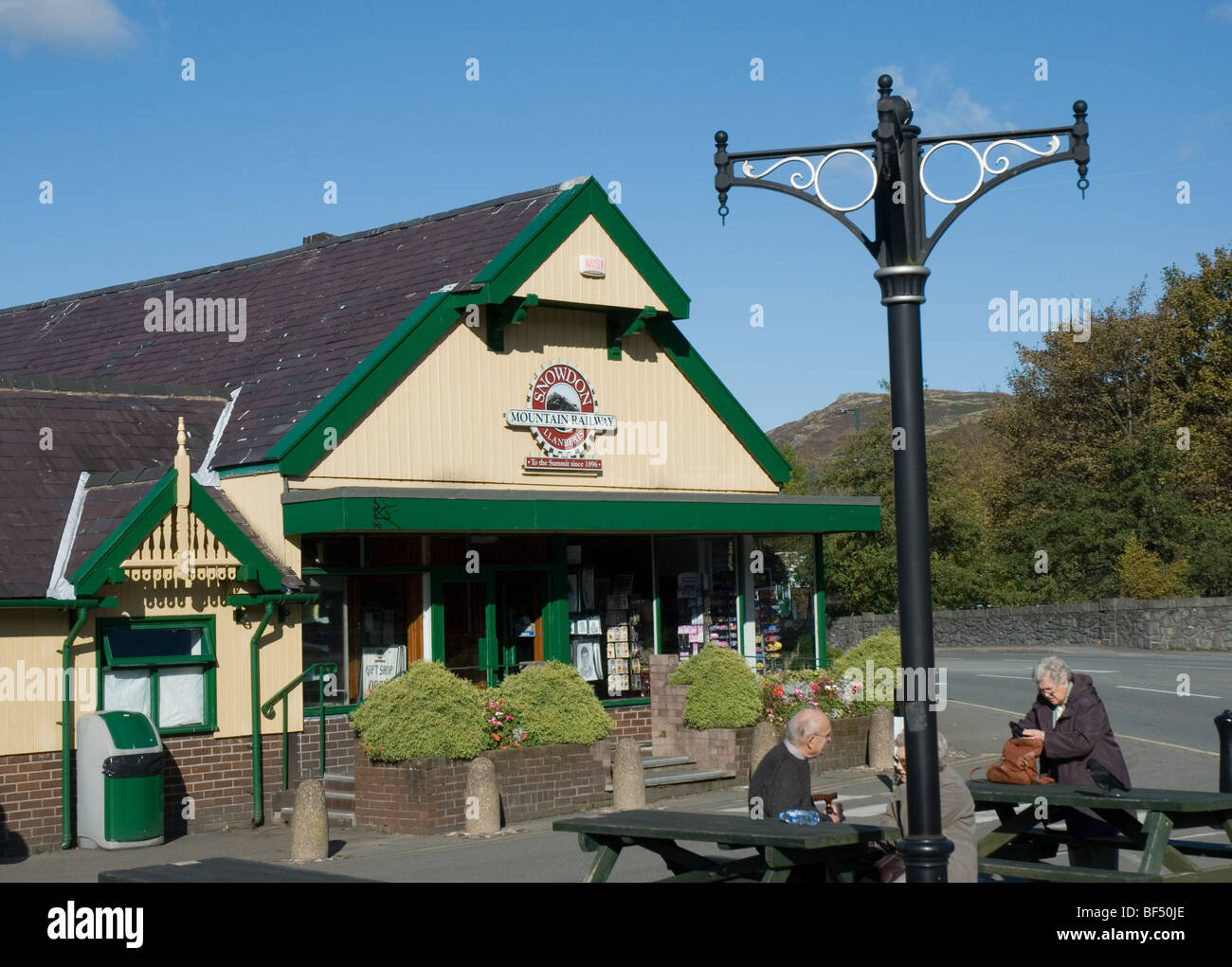 Llanberis Railway Station for the Snowdonia Mountain Railway Stock ...