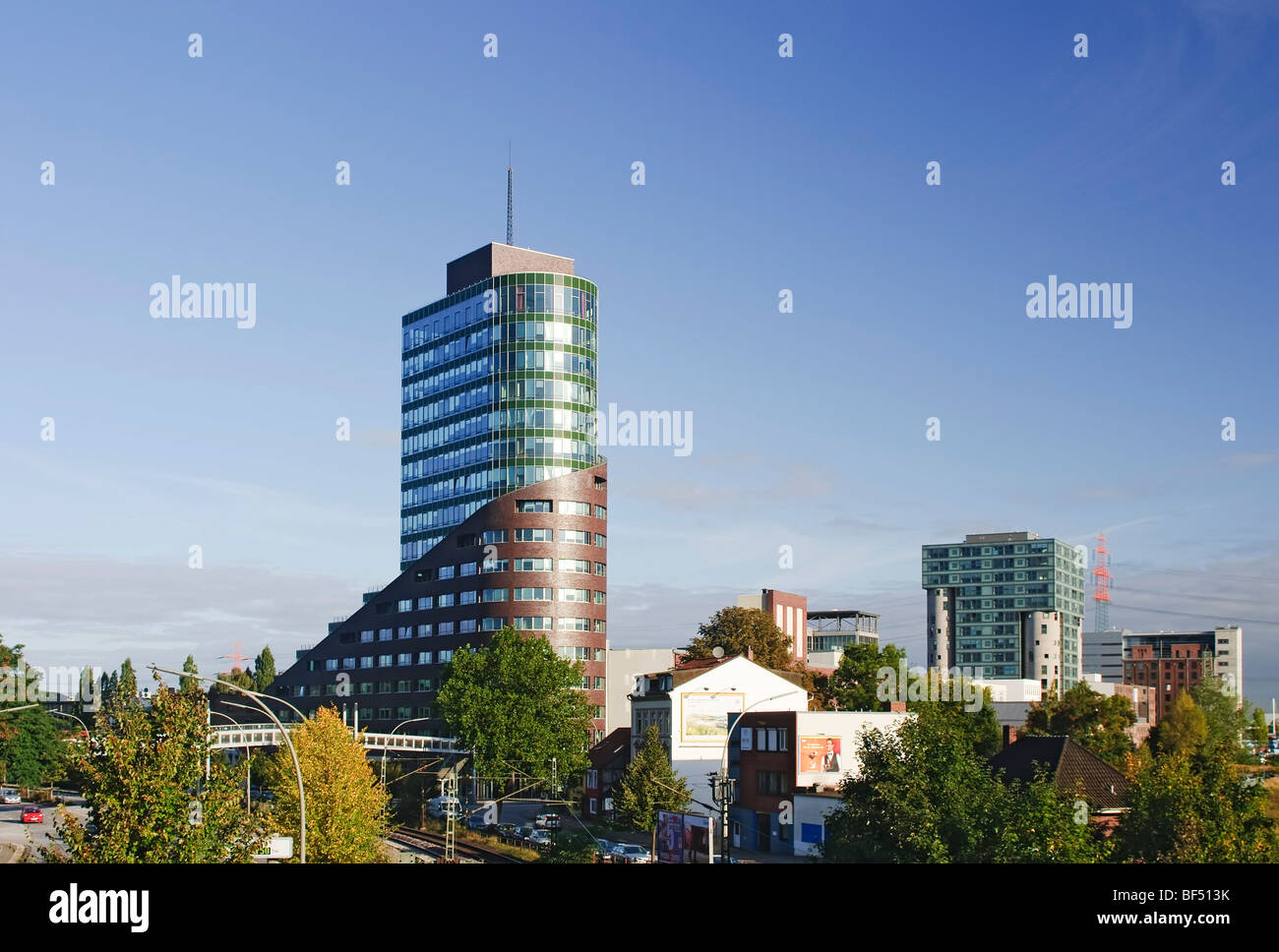 Germany hamburg hamburg harburg channel hamburg hi-res stock ...