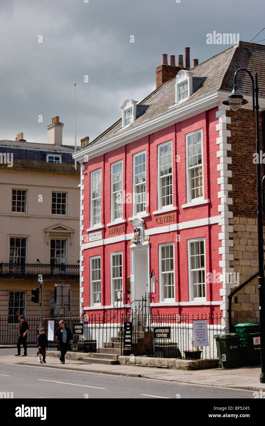 Street scene in York, England Stock Photo - Alamy
