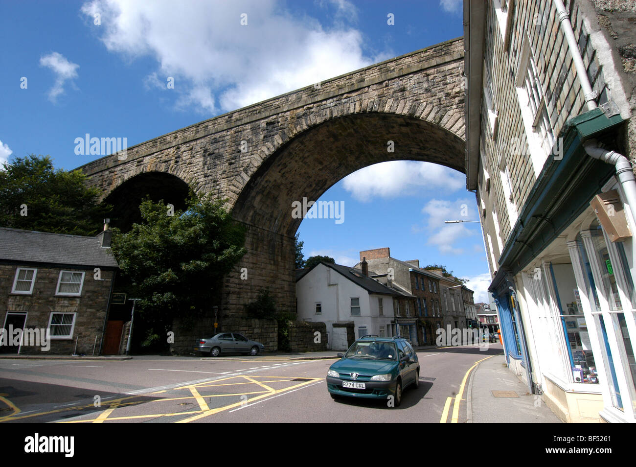 View of Redruth, Cornwall Stock Photo - Alamy