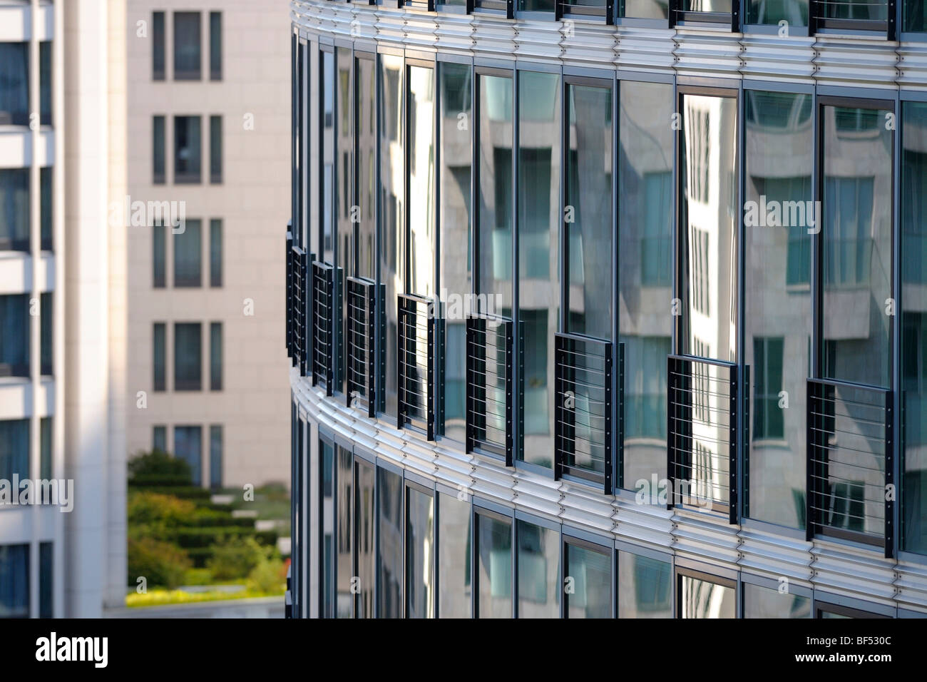 Part of a glass facade, Berlin, Germany, Europe Stock Photo - Alamy