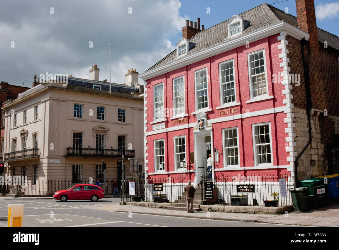 Street scene in York, England Stock Photo - Alamy