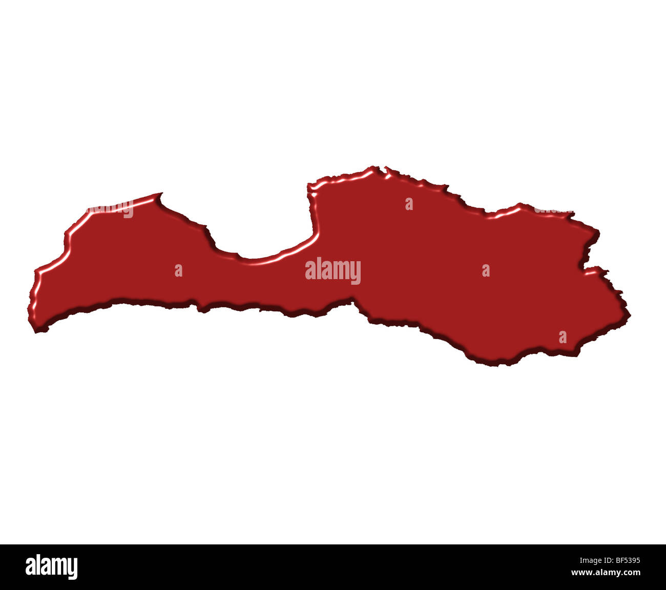 Latvian map hi-res stock photography and images - Alamy
