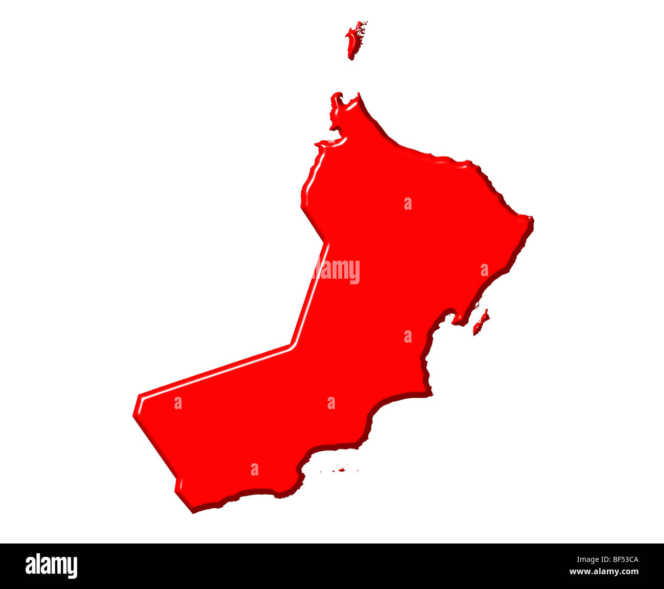 Oman map hi-res stock photography and images - Alamy