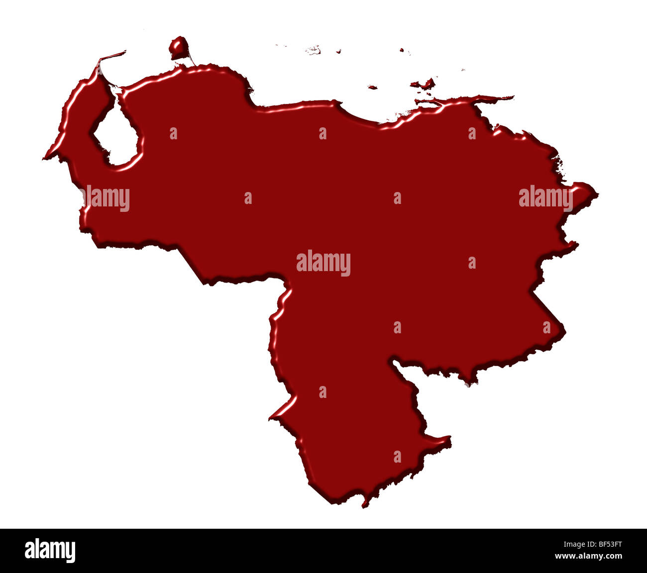 Venezuela Map High Resolution Stock Photography and Images - Alamy