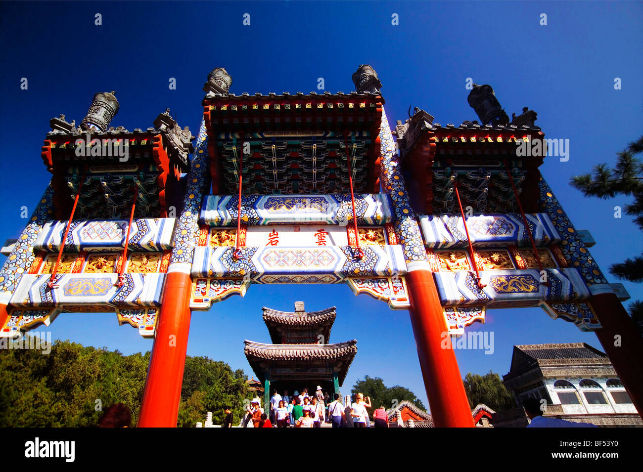 Pailou In The Summer Palace High Resolution Stock Photography and ...