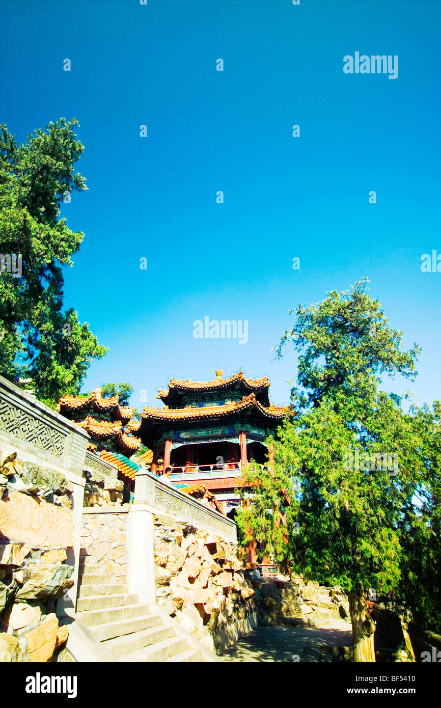 Strolling through a Picture Scroll, Summer Palace, Beijing, China Stock ...
