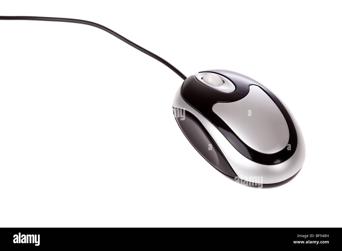 optical mouse with cord isolated on a white background Stock Photo - Alamy