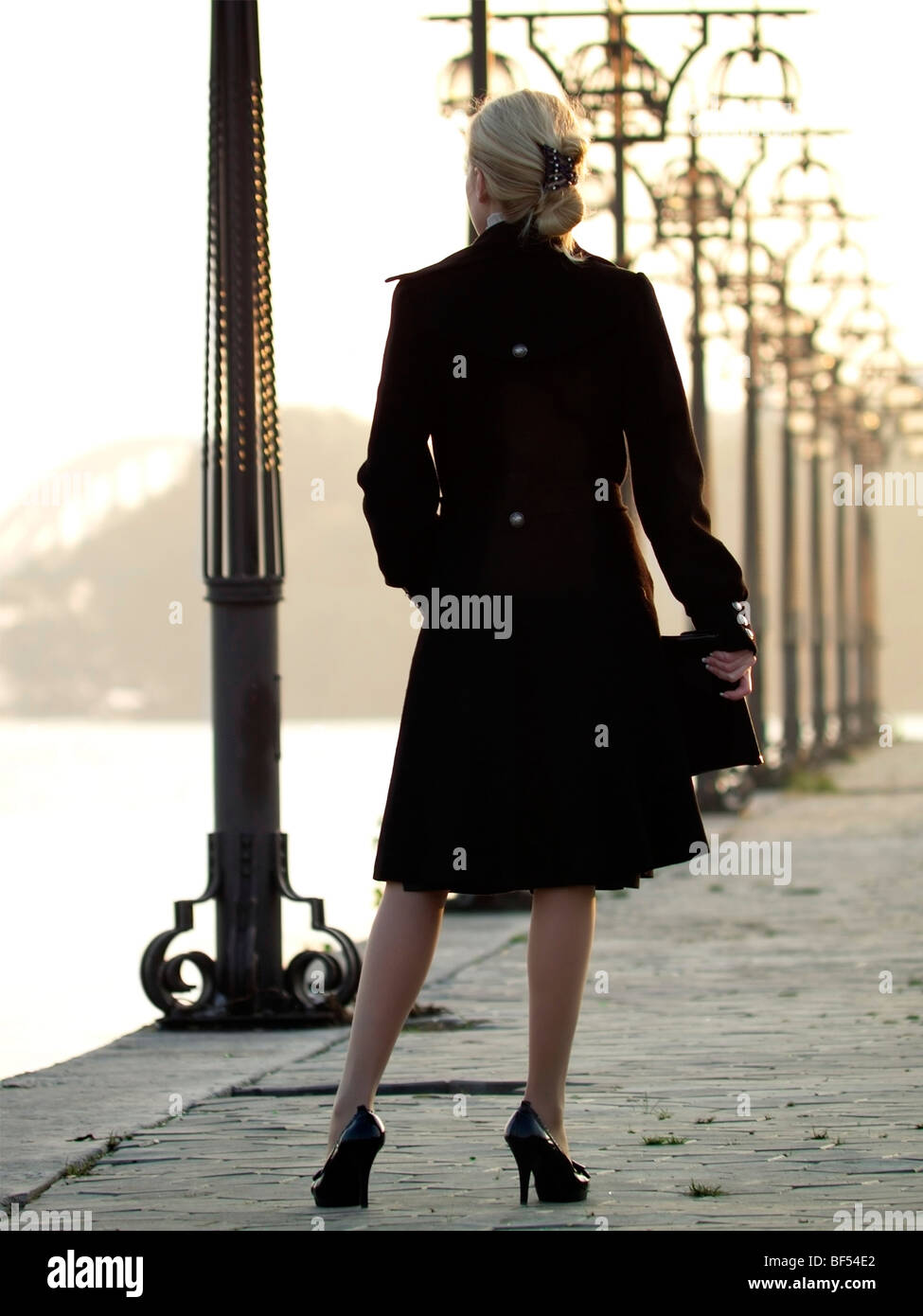 Back view amazing young lady hi-res stock photography and images - Alamy