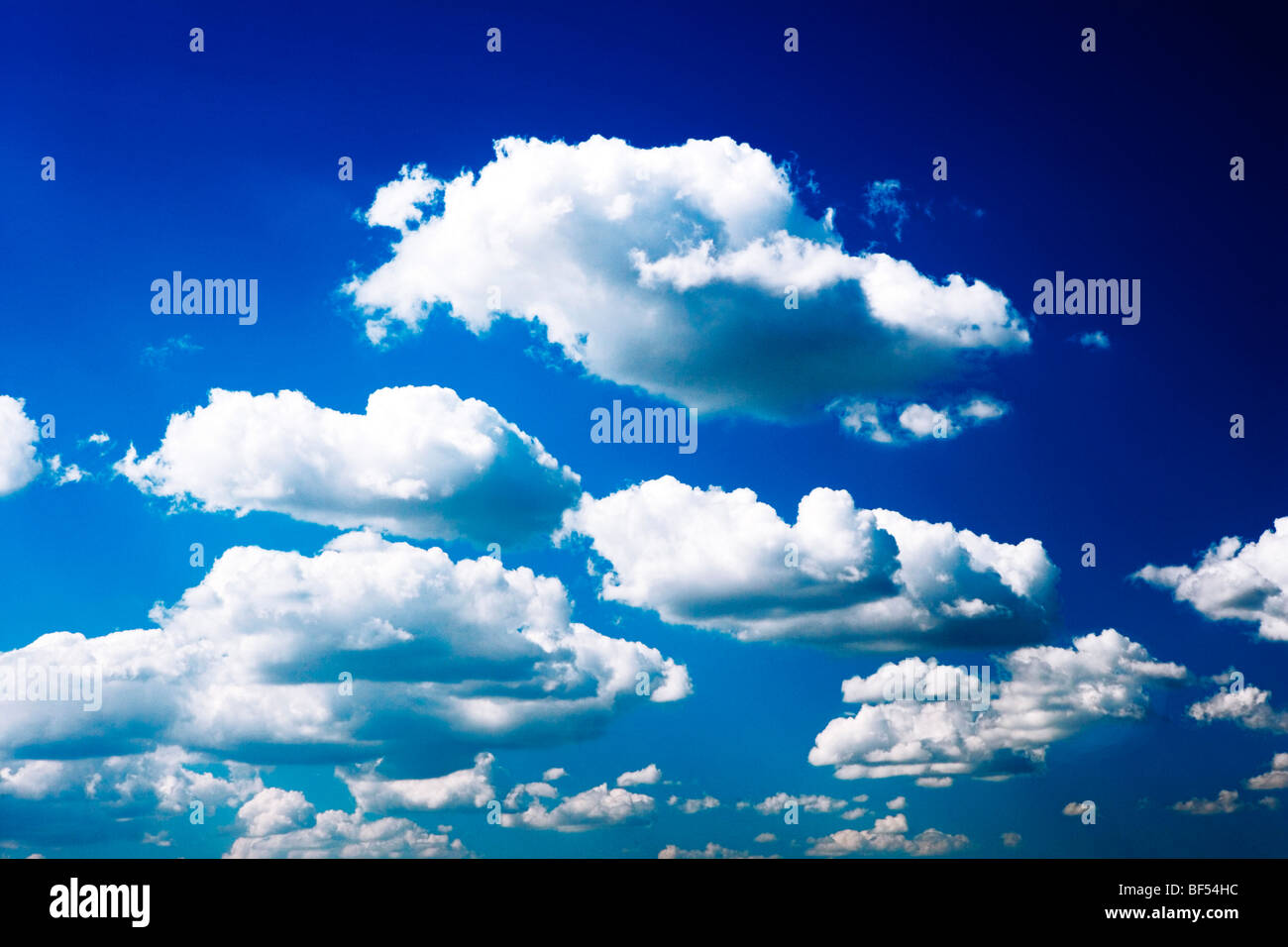 Cloud in blue sky, Beijing, China Stock Photo - Alamy