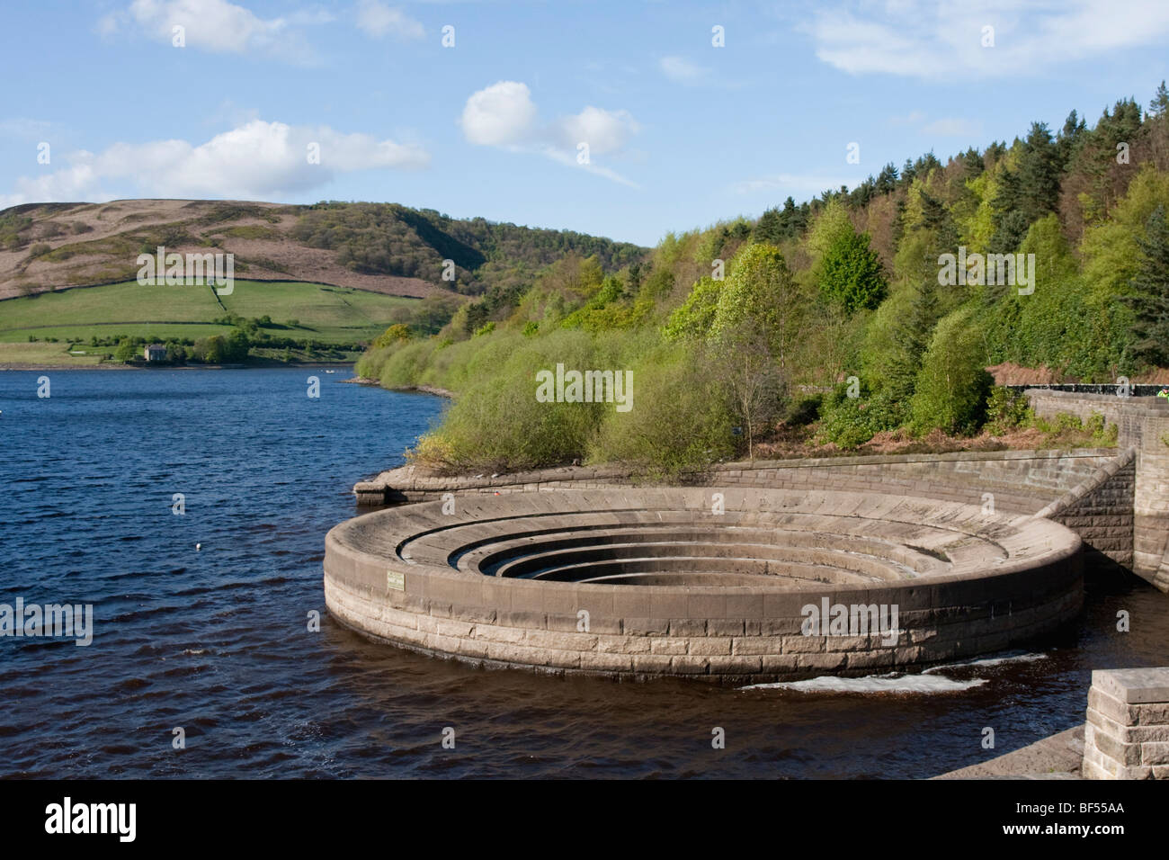 Ladybower reservoir overflow hi-res stock photography and images - Alamy