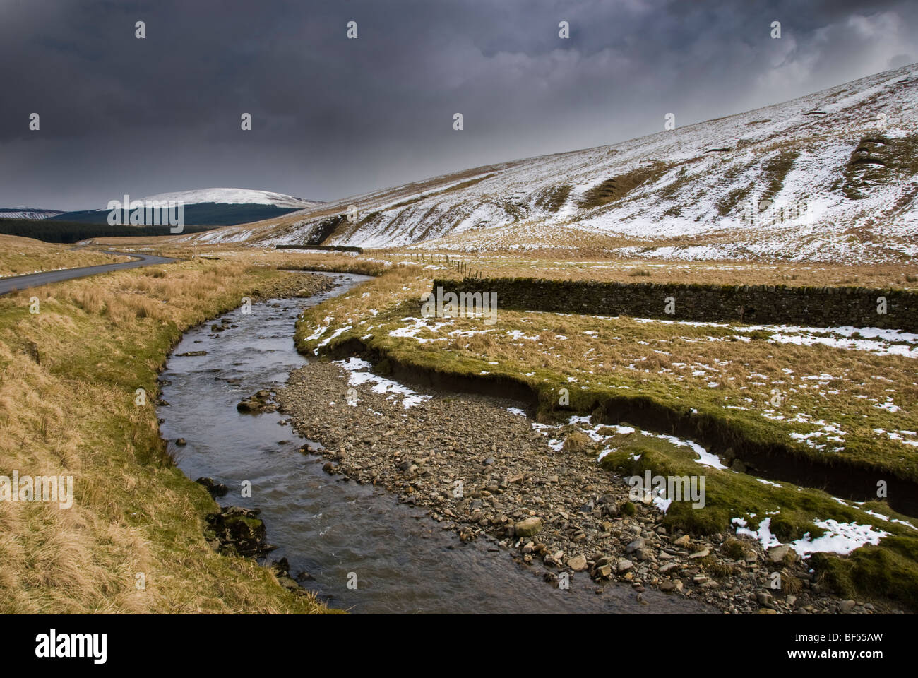 Scottish Borders in Winter Stock Photo - Alamy