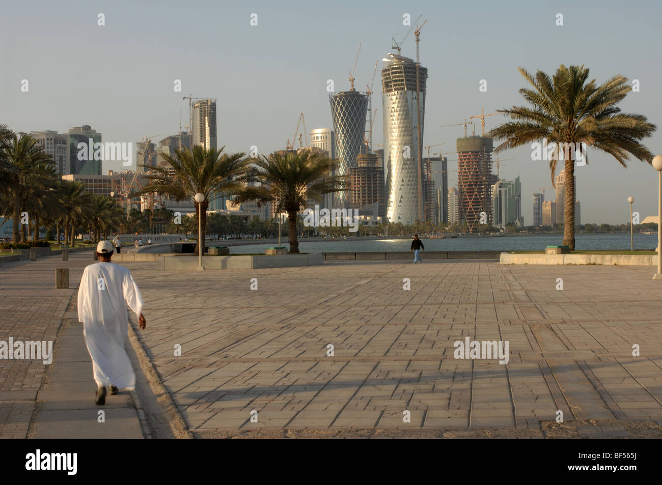 The Corniche, Doha, Qatar Stock Photo - Alamy