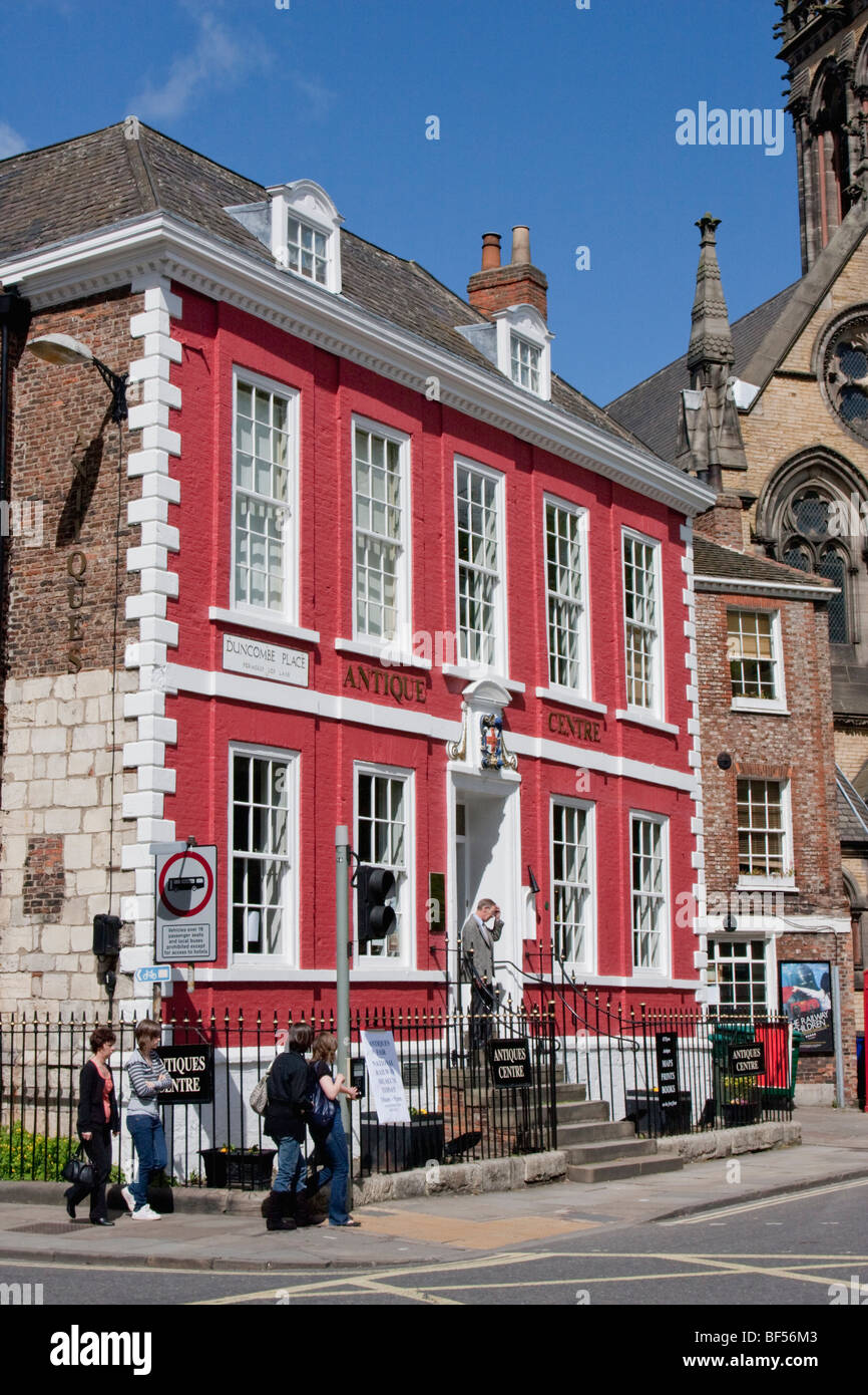 Street scene in York, England Stock Photo - Alamy