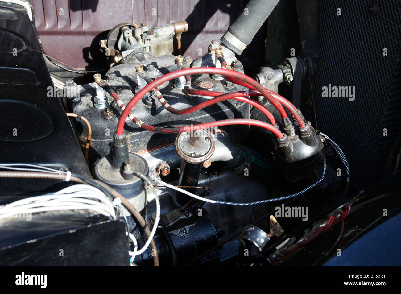 Vintage Austin 7 van from the 1930's showing the 747cc side valve ...