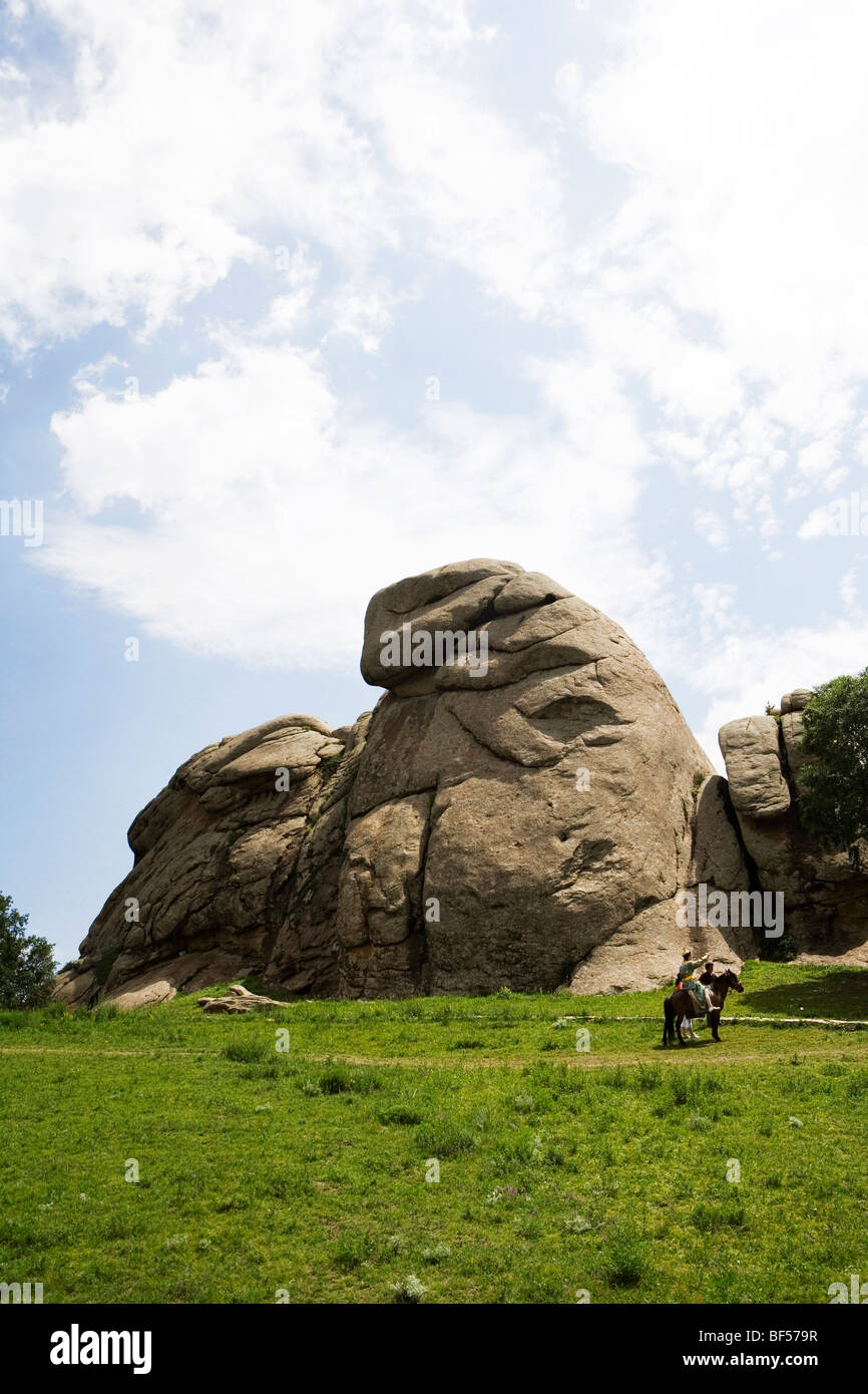 Arshihaty granite in Hexigten Global Geopark, Hexigten Banner, Chifeng ...