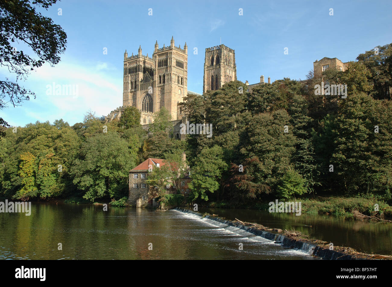 Durham Cathedral and the River Wear, Durham, England, UK Stock Photo ...