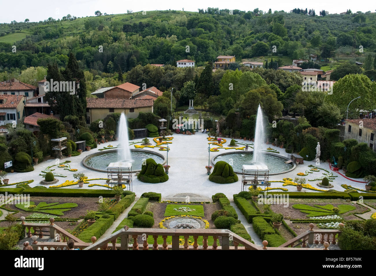 Villa Garzoni Gardens near Collodi in Tuscany Stock Photo - Alamy
