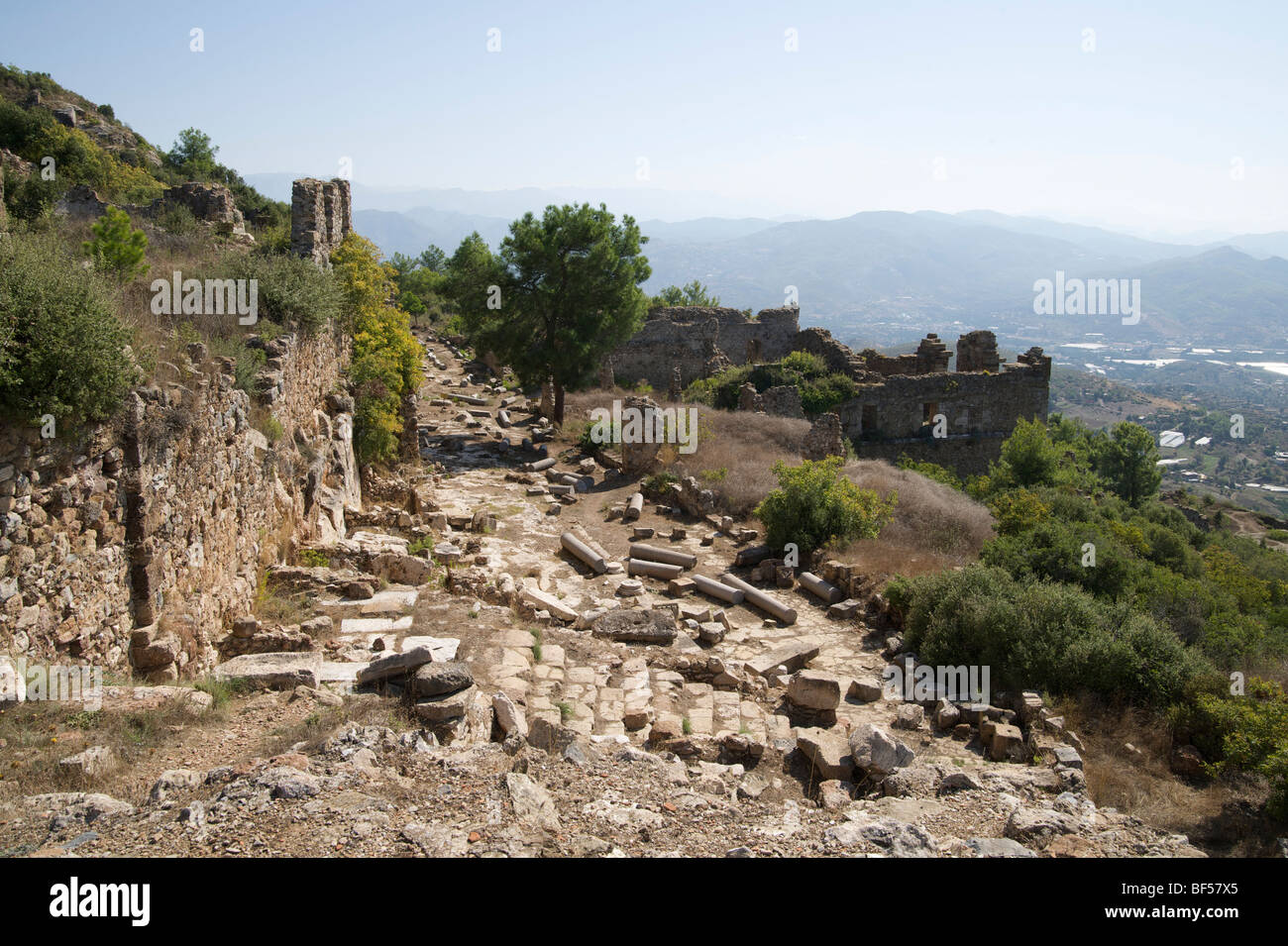 Ruins, Syedra, Turkey Stock Photo - Alamy
