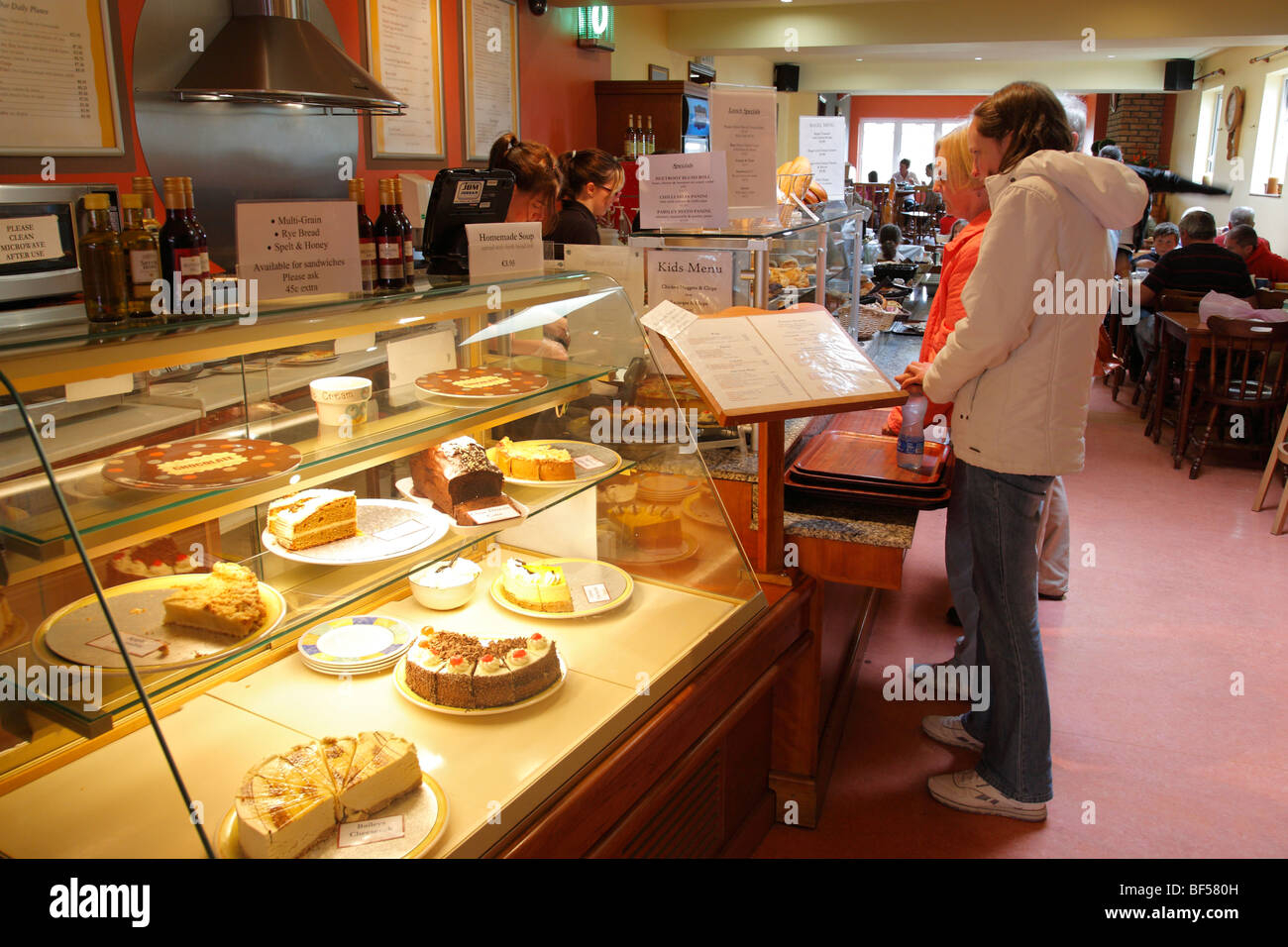 Café in Clifden, Ireland Stock Photo - Alamy