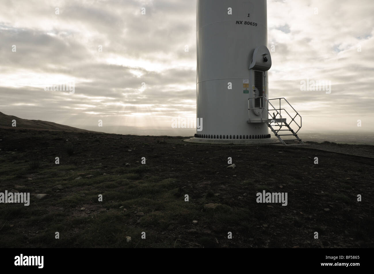 Wind turbine base hi-res stock photography and images - Alamy