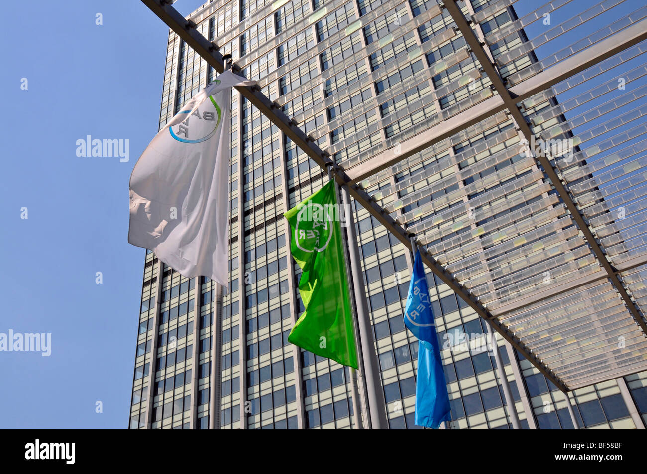 Corporate headquarters of Bayer, Leverkusen, North Rhine-Westphalia ...
