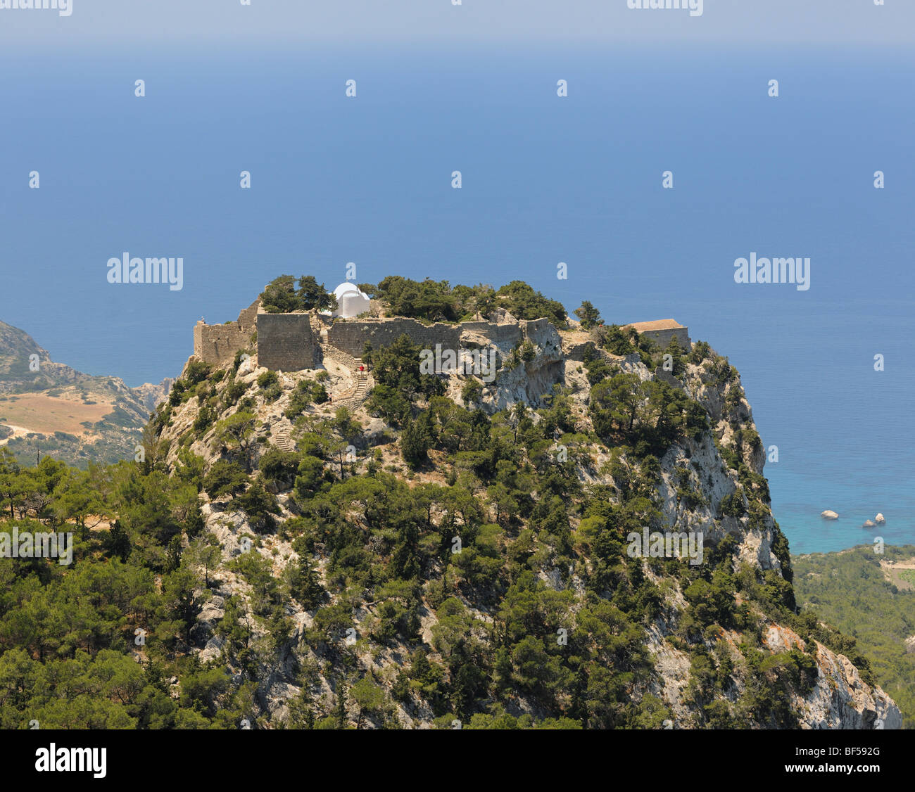The castle of monolithos hi-res stock photography and images - Alamy