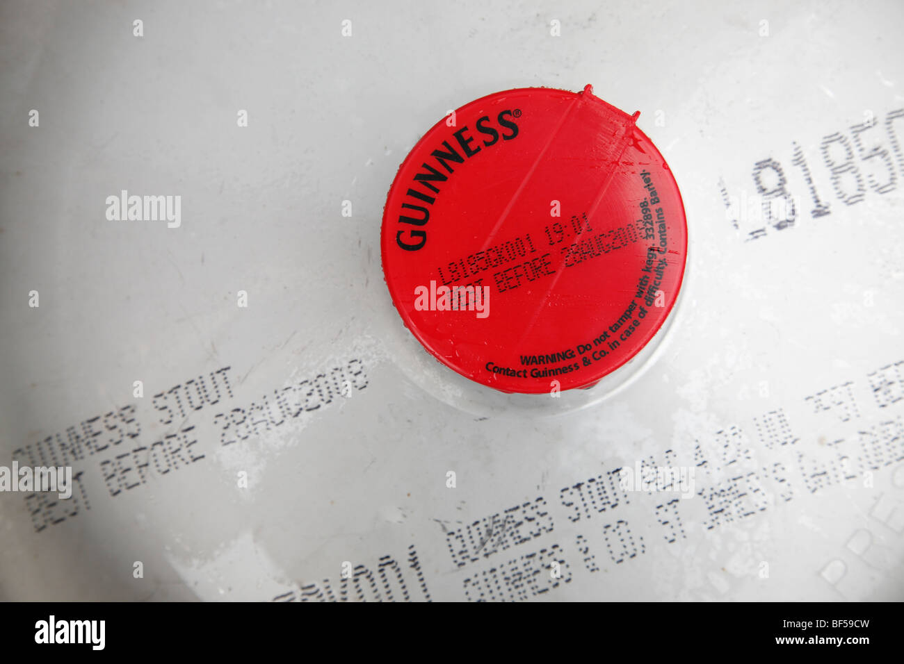Guinness beer barrel, Ireland Stock Photo - Alamy