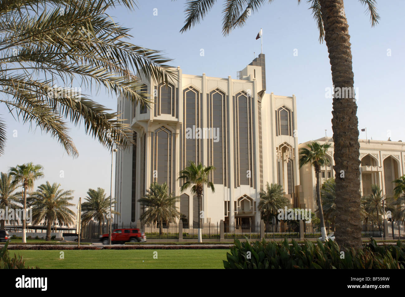 The Dirwan Building, The Corniche, Doha, Qatar Stock Photo - Alamy