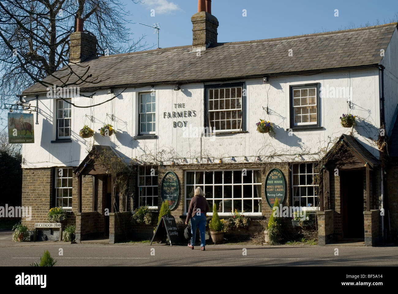 Farmers boy brickendon hertfordshire england hi-res stock photography ...