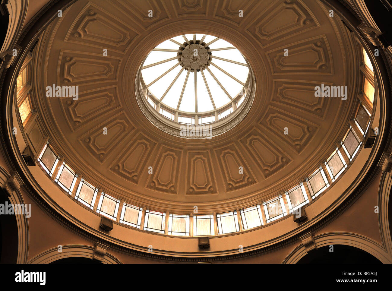 Old dome of the Free Library, Lion Yard, Cambridge, Cambridgeshire ...