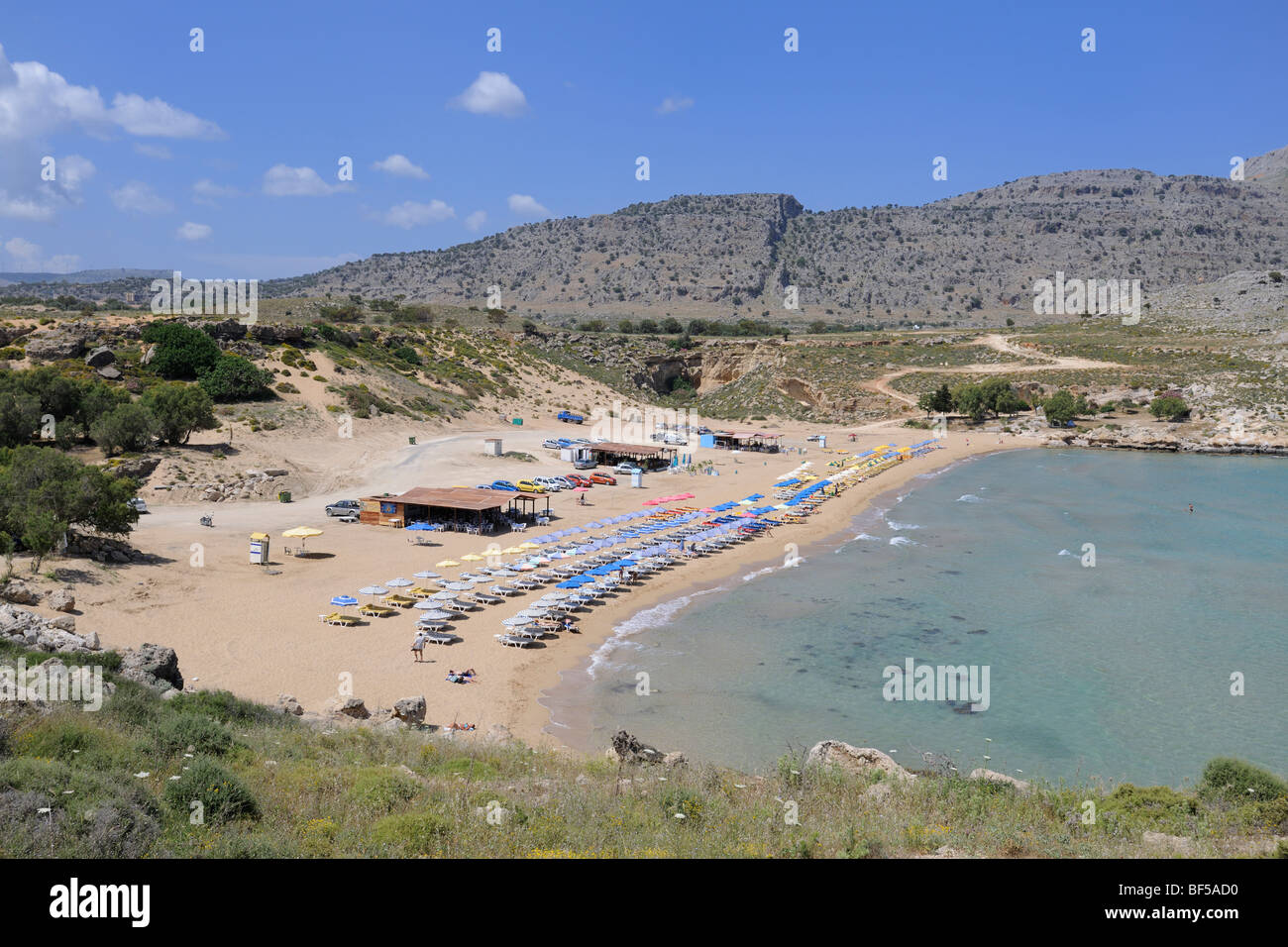 Malona Bay, Charaki, Rhodes, Greece, Europe Stock Photo - Alamy