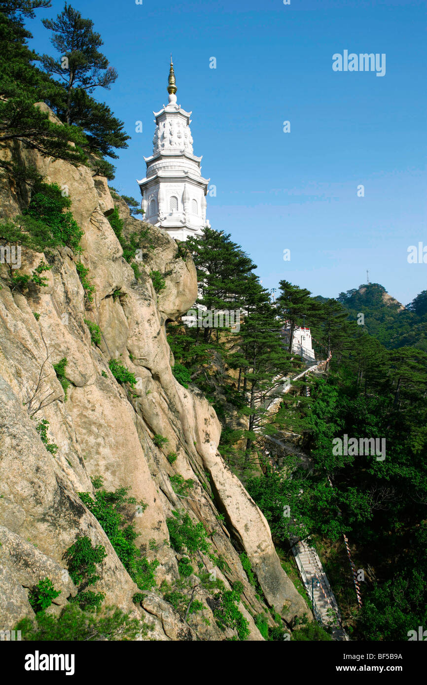 The Pagoda of Maitreya, Qianshan National Park, Anshan, Liaoning ...