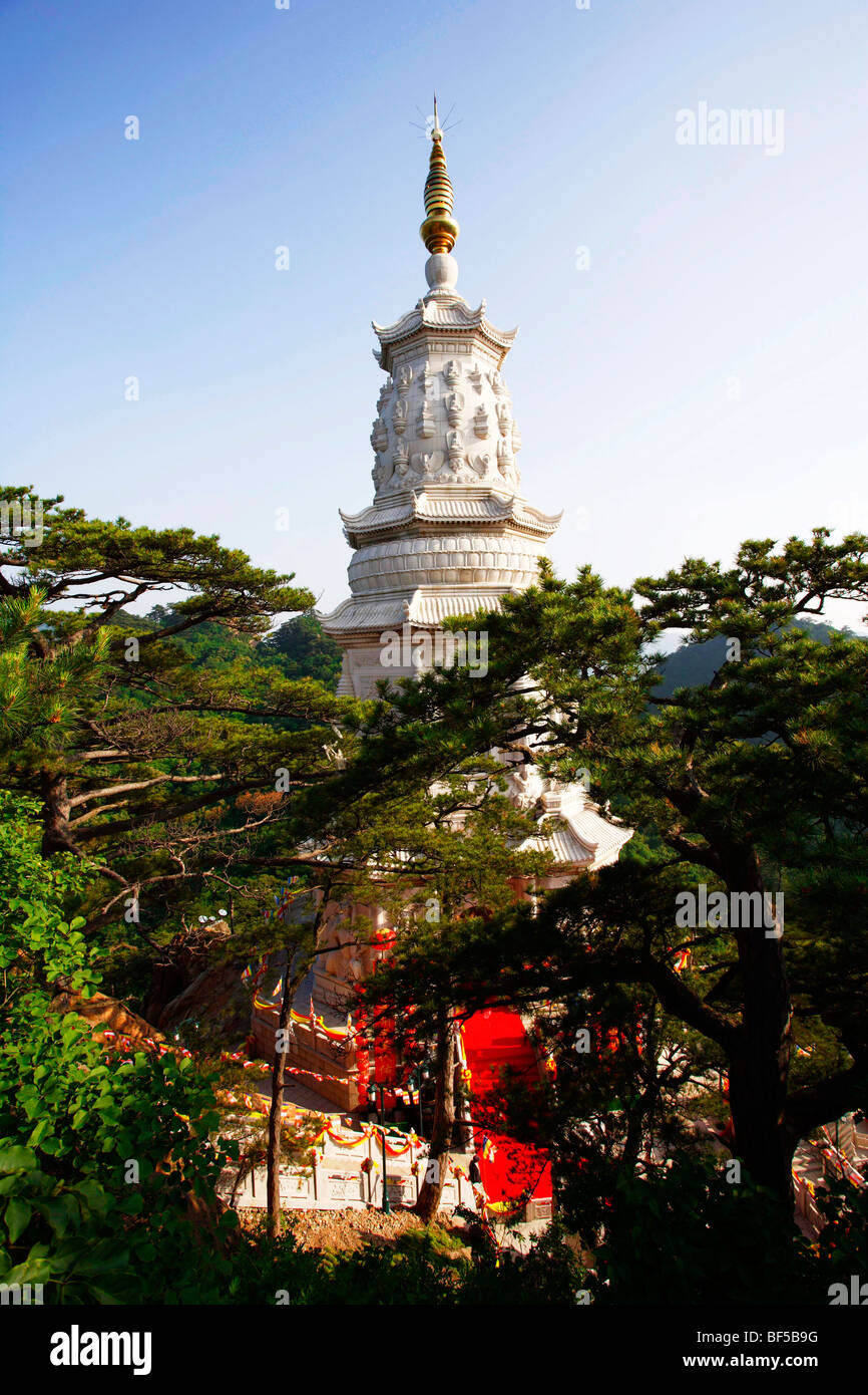 The Pagoda of Maitreya, Qianshan National Park, Anshan, Liaoning ...