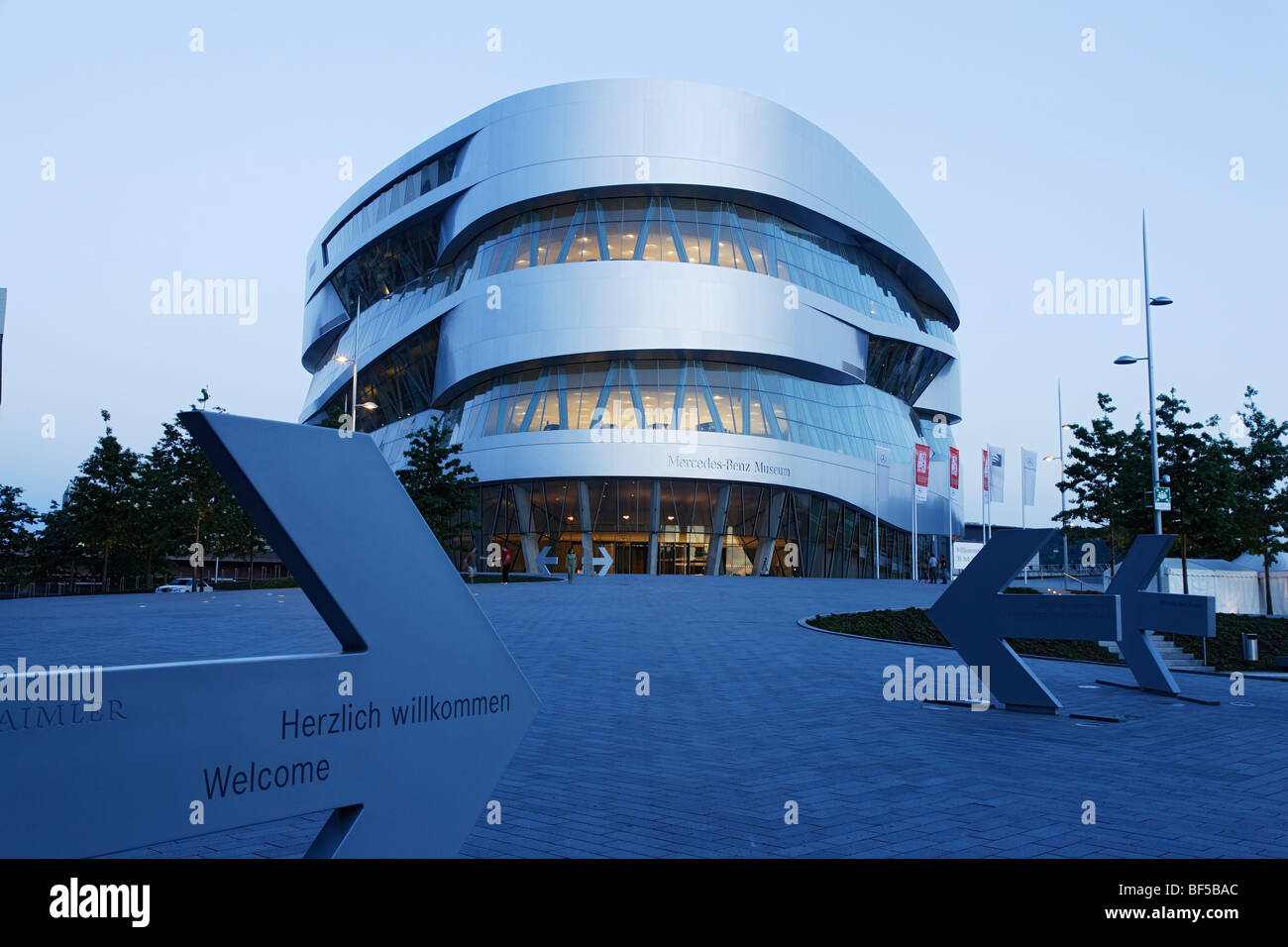 Mercedes-Benz Museum, Bad Cannstatt, Stuttgart, Baden-Wurttemberg ...