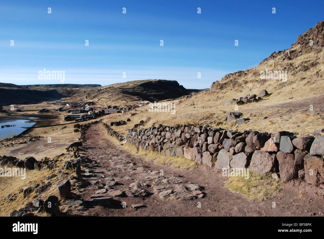 Sillustani, Inca settlement, Quechua settlement, Peru, South America ...