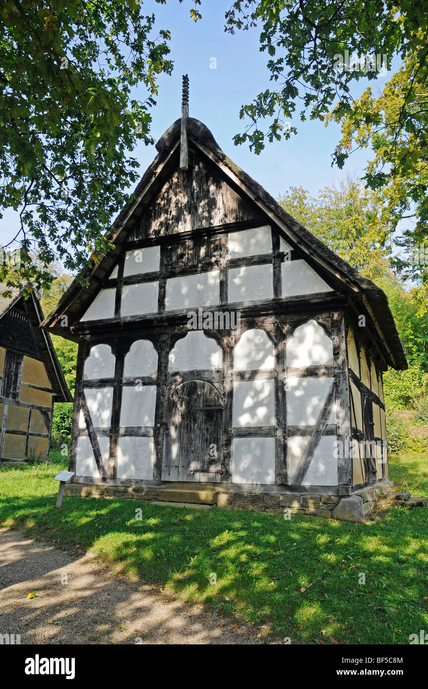 Storehouse, historic timber-framed house, open-air museum, Westphalian ...