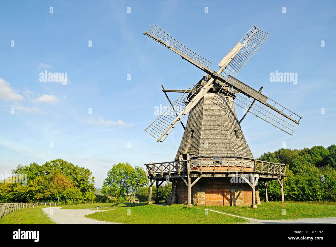 Dutch-style windmill, open-air museum, Westphalian State Museum for ...